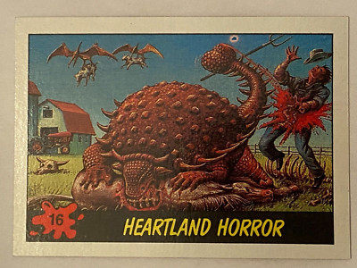 1988 Topps Dinosaurs Attack Card #16 Heartland Horror | eBay