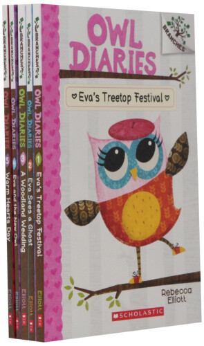 Owl Diaries, Books 1-5: A Branches Box Set (Owl Diaries) by Rebecca ...