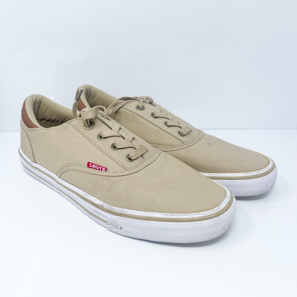Levi's Mens Ethan CT Canvas II 51848011I Beige Casual Shoes Sneakers ...