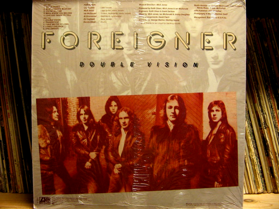 Foreigner / Double Vision - Classic Rock Vinyl - In Shrink / Hype ...