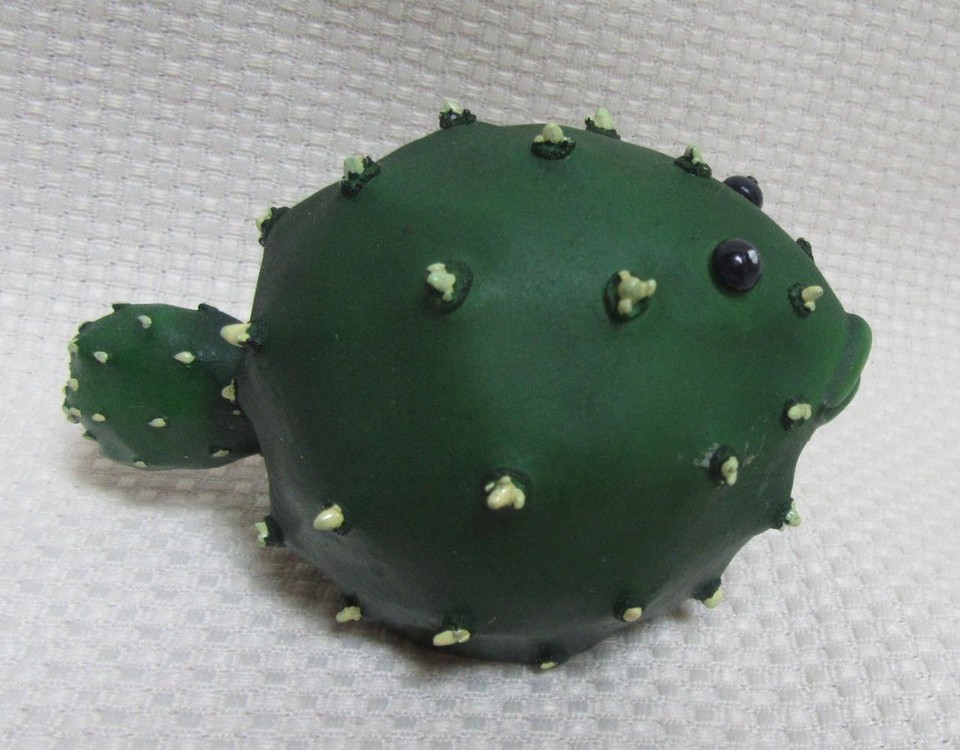 Enesco Home Grown Cactus Puffer Fish Prickly Pear Figurine | eBay