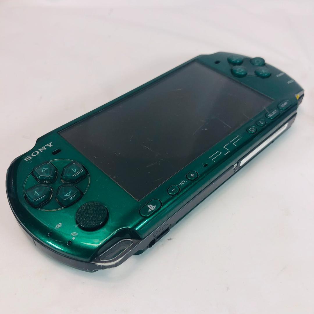 PSP Playstation Portable Spirited Green PSP 3000SG Sony game Console ...