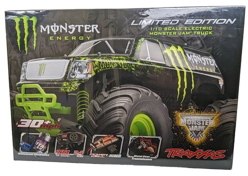 Limited Edition Monster Energy Traxxas Monster Jam Truck RC Car RARE ...