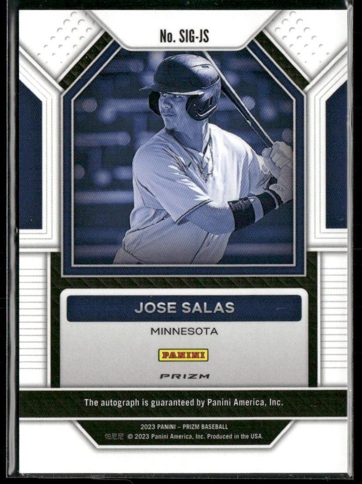 2023 Panini Prizm #SIG-JS Jose Salas Signatures Silver Prizm | eBay