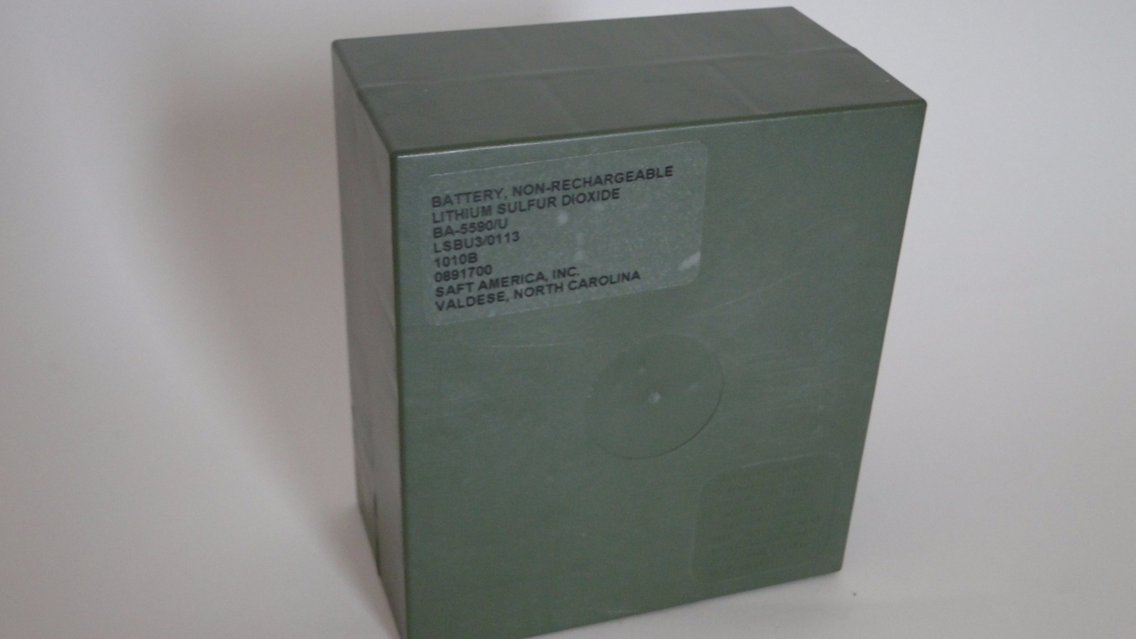 SAFT BA-5590/U Battery (12V/24V), Lithium, Military, Sealed, Funkgerät ...