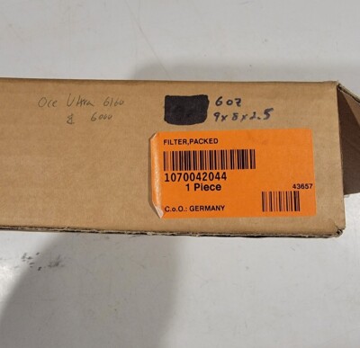 OCE ULTRA 6000, 6160 PRODUCTION COPIER FILTERS, two pack | eBay