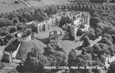 Postcard Arundel Castle from the Northwest RPPC | eBay