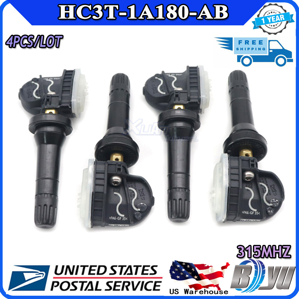 TPMS For Ford F-250 Super Duty 4x Tire Pressure Monitoring Sensor HC3T ...