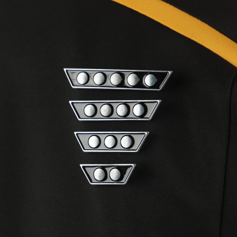 For Admiral JL Picard Two Three Four Five Star Rank Pips Starfleet ...