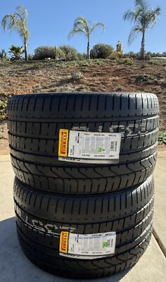 TWO BRAND NEW 345/25ZR20 Pirelli P Zero Tires Like Michelin Pilot Sport ...