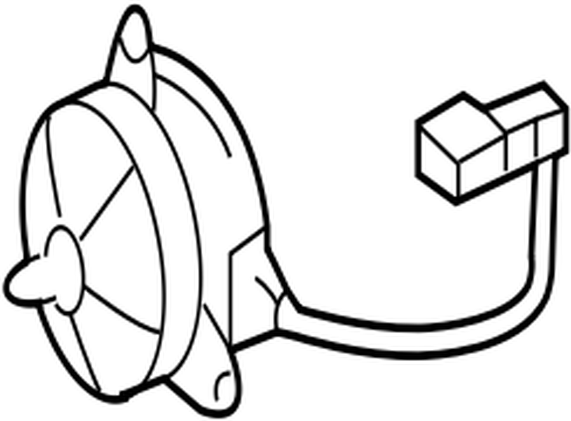 16363-38080 Toyota Motor, cooling fan, no.2 1636338080, New Genuine OEM ...