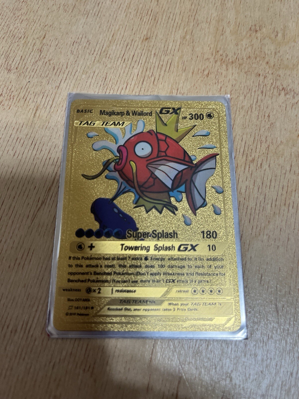 Magikarp & Wailord GX Tag Team HP300 161/180 | eBay