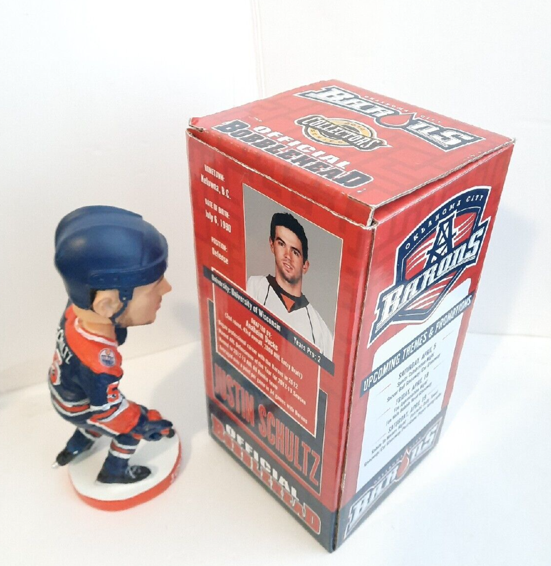 Oklahoma City Barons Justin Schultz 2014 Collectors Bobblehead W ...