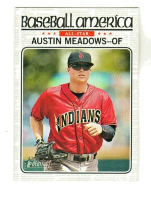 2017 Topps Heritage Minors BASEBALL AMERICA #BA-AM AUSTIN MEADOWS RC ...