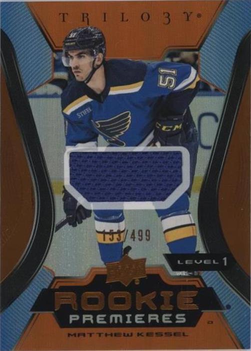 2023-24 Upper Deck Trilogy - Common Rookies Matthew Kessel #125 Jersey ...