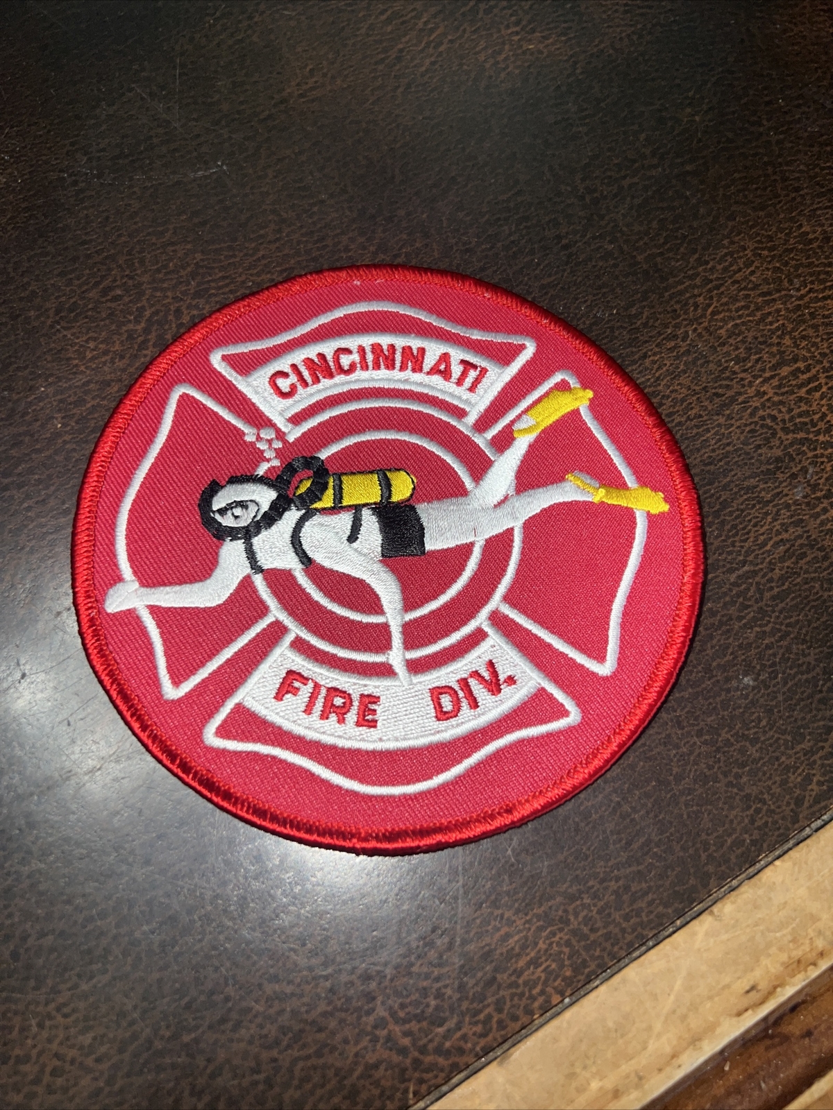 Vintage Obsolete Ohio Fire Department Patch Cincinnati Scuba | eBay