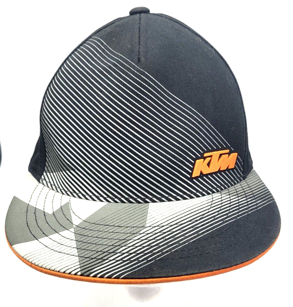KTM RACING Licensed Cap Black Silver Orange Adult One… - Gem