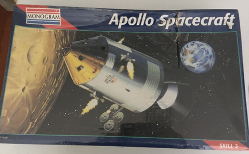 Vintage 1995 Monogram Apollo Spacecraft 1:32 Scale Model #5083 NEW IN ...