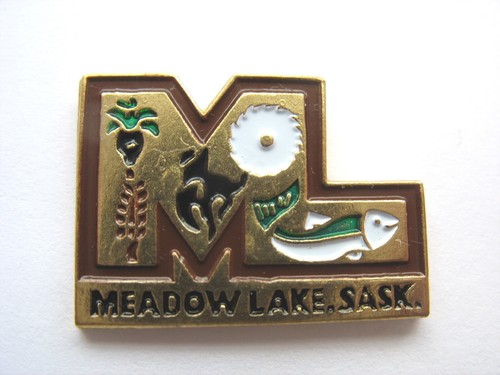 SASKATCHEWAN TOWN LAPEL PIN - MEADOW LAKE | eBay