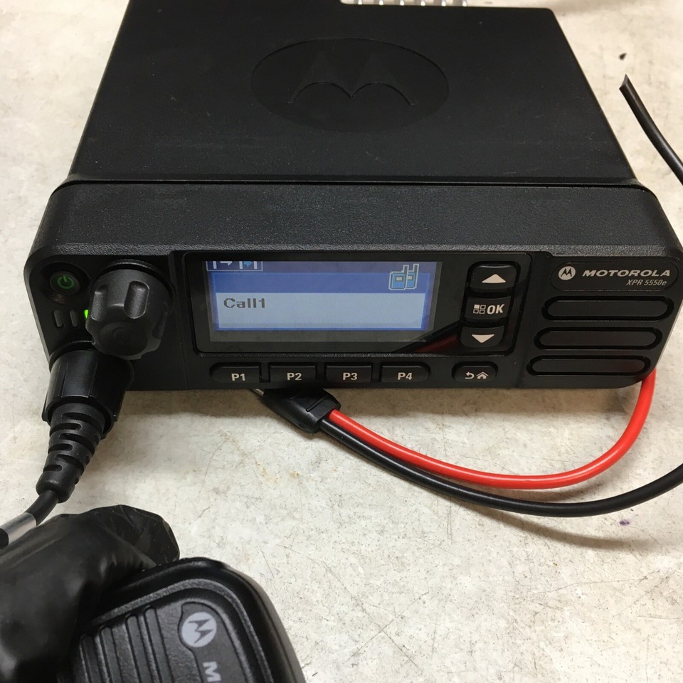 MOTOROLA XPR5550e VHF 136-174MHz 45w mobile radio AAM28JQN9WA1AN DMR ...
