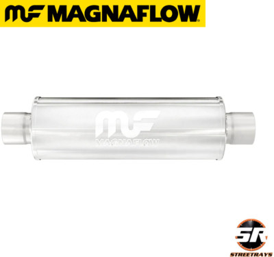 MagnaFlow 14419 Universal 4" Round Straight-Through Performance Exhaust ...