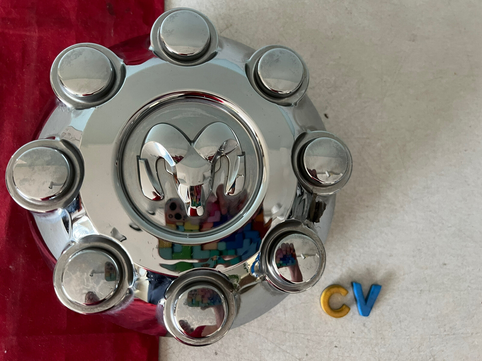 2003-2018 Dodge Ram 2500 3500 Chrome Center Hub Cap CV 1 52121450AD ...