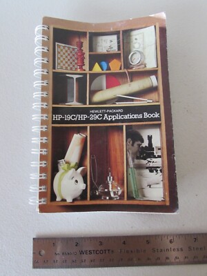 Vintage 1977 Hewlett Packard HP-19C/HP-29C Calculator Applications ...