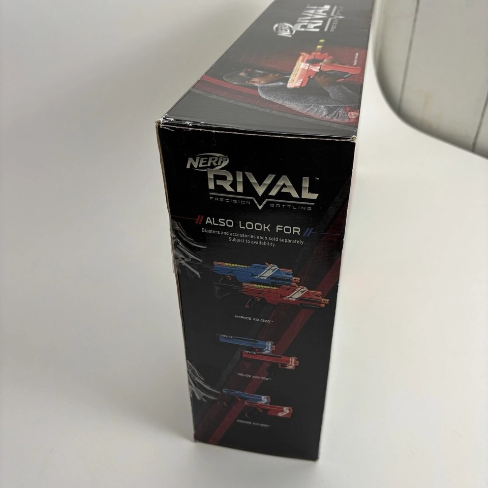 Hasbro Red Nerf Perses MXIX-5000 Rival Motorized Blaster with 50 Foam ...