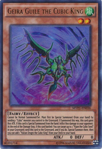 Geira Guile the Cubic King - MVP1-EN036 - Ultra Rare - Unlimited ...