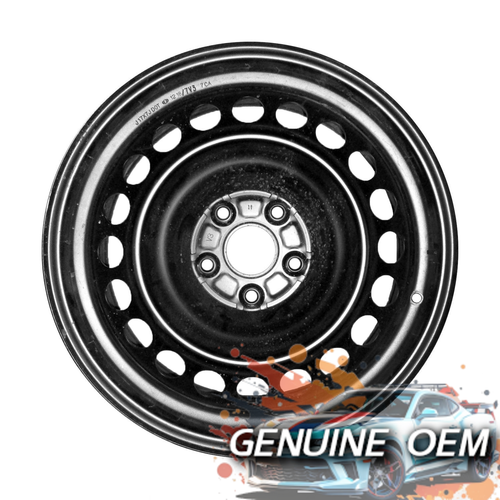 17x7" Genuine Factory OEM Black Steel Wheel Rim for 2019-2024 Toyota ...