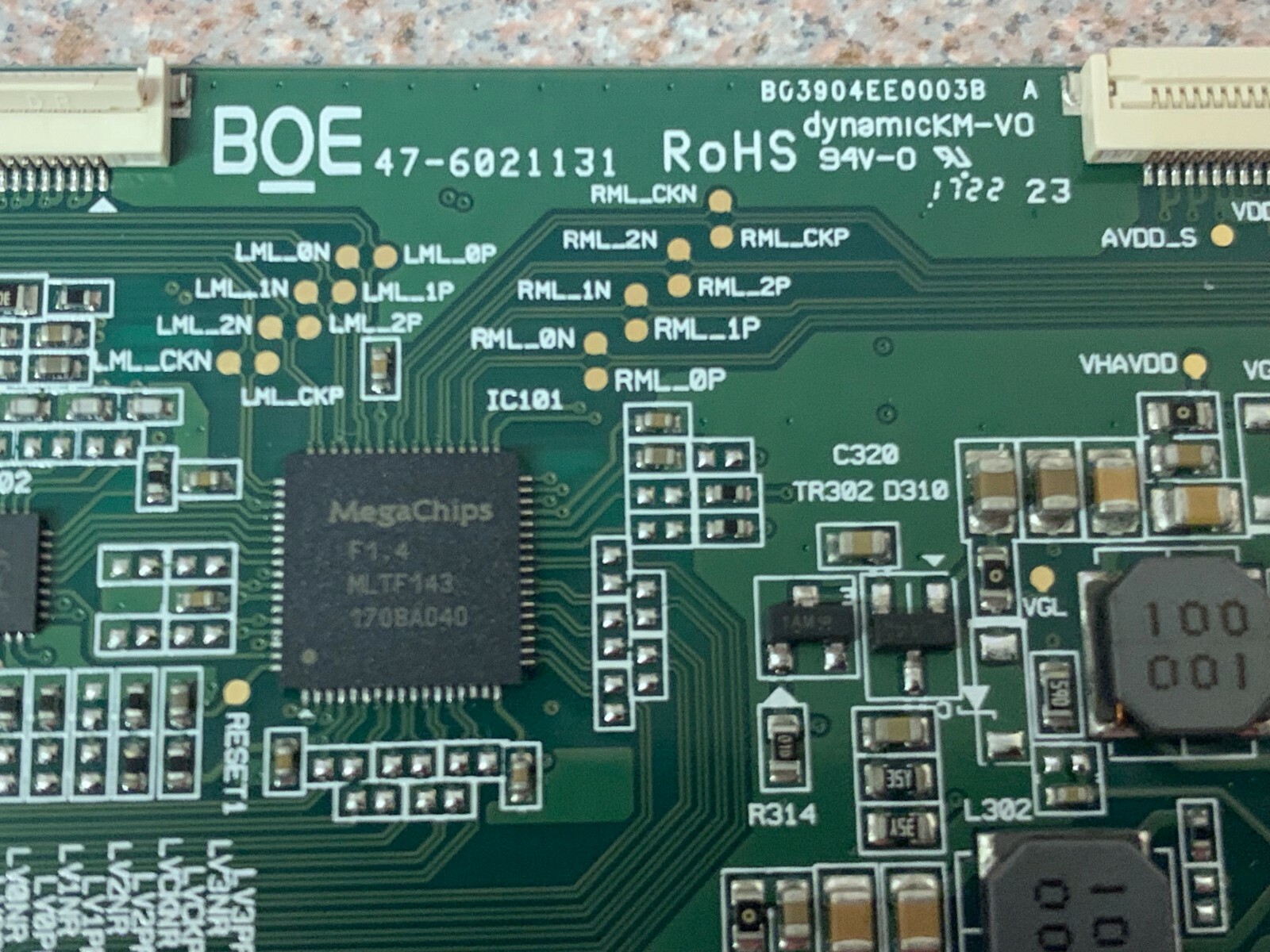 LG/ONN/Vizio HV430FHBN10 T-Con Board (A130) | eBay