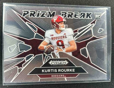 2025 Panini Football Prizm Draft Pick Kurtis Rourke Break #15 Indiana ...