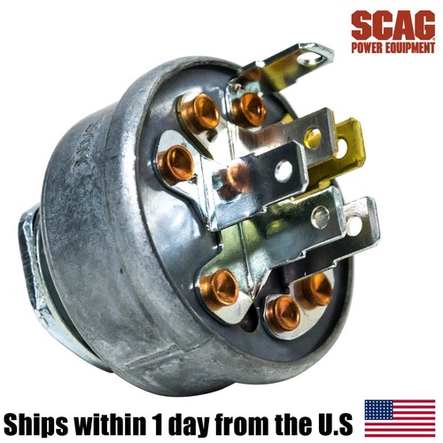 48798 OEM Genuine Original Scag Key Switch With Hardware (6 Pole) | eBay