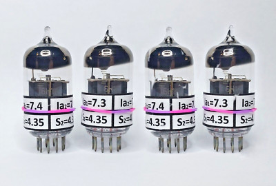 6N1P 6N1 MATCHED QUAD (4pcs) TUBES / VALVES NEW NOS | eBay