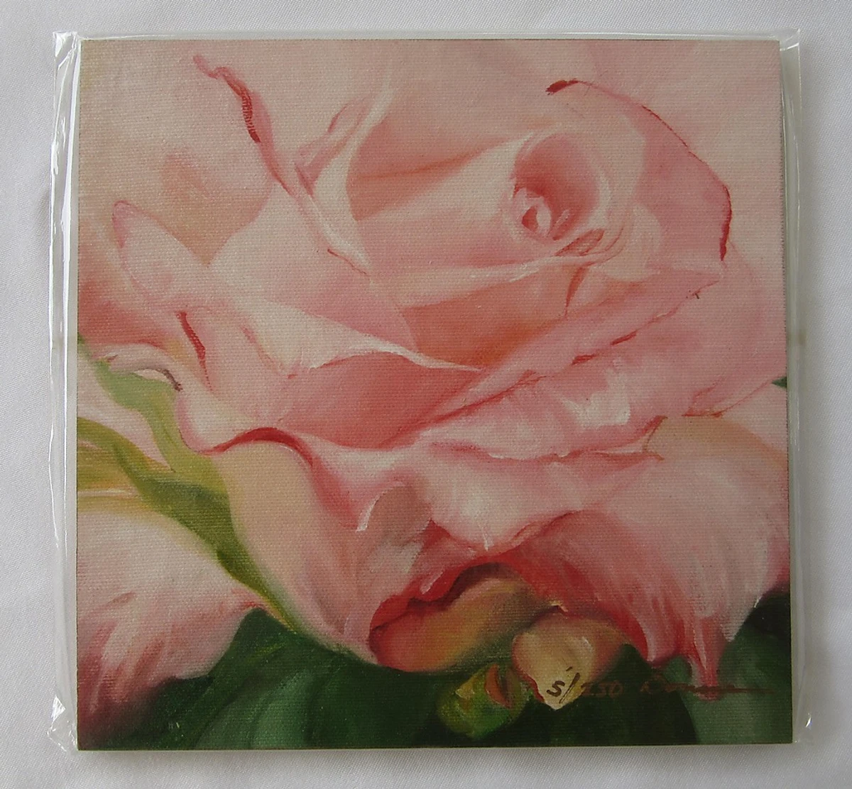 Simple Pink Rose Painting