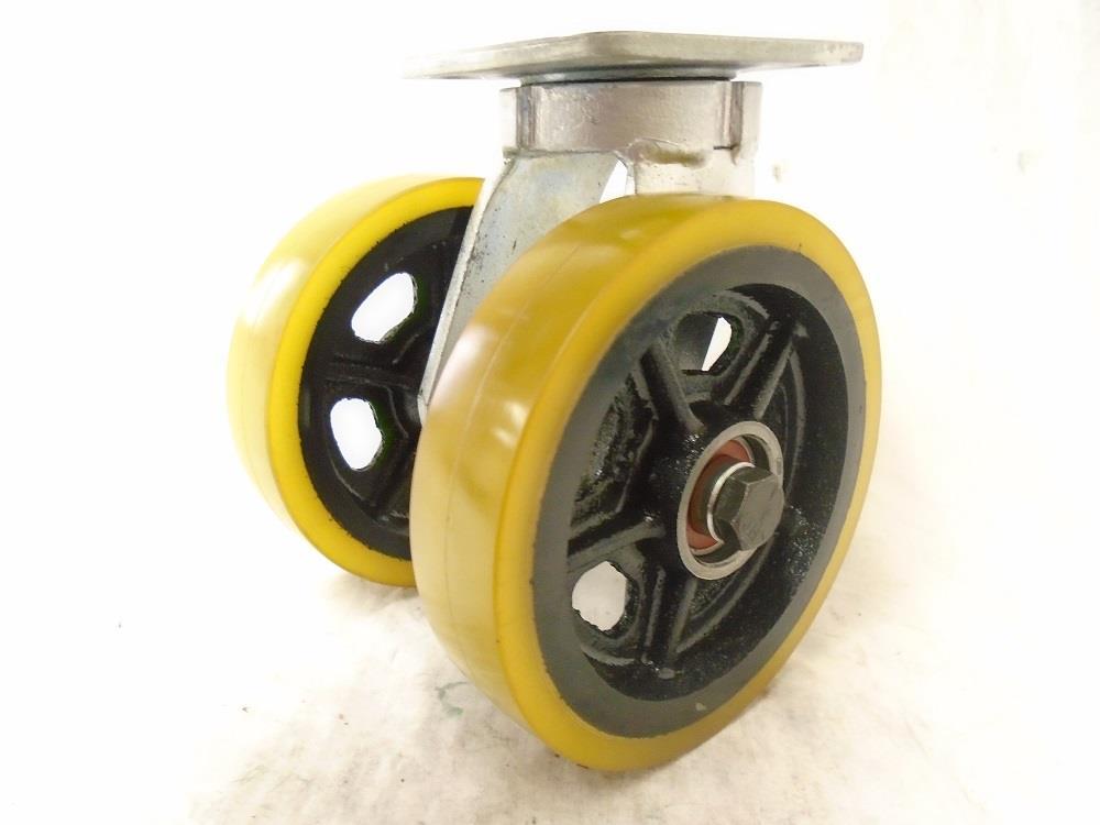 6" Kingpinless ERGO Maintenance Free Swivel Caster Precision Sealed Brg ...