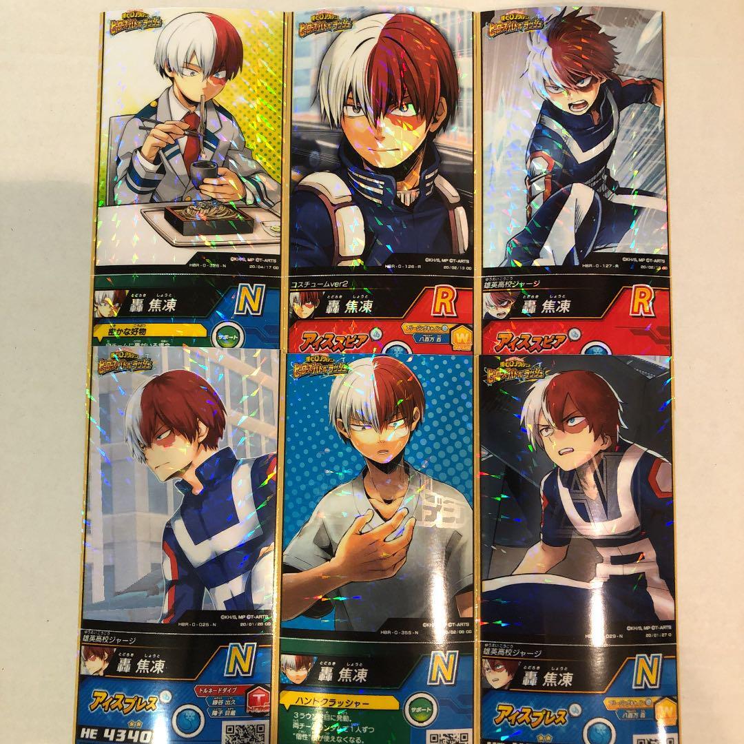 Shoto Todoroki Jump JPN Anime My Hero Academia Battle Rush Card TDC MHA ...