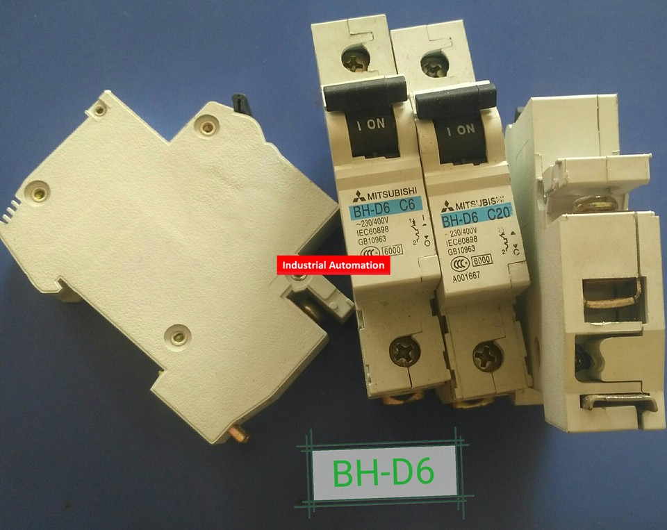 New IN BOX Mitsubishi Circuit Breaker BH-D6 1P C6 6A One Year Warranty ...
