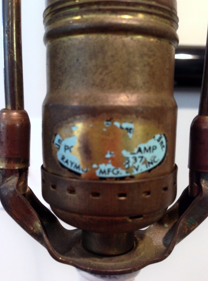 Vintage Raymor Italy Pottery Lamp with Raymor Label and Signature | eBay