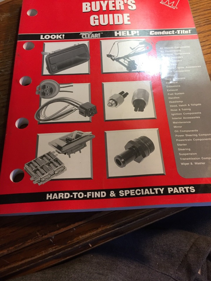 Motormite Buyer's Guide Hard To Find Specialty Parts Catalog MM2100 | eBay
