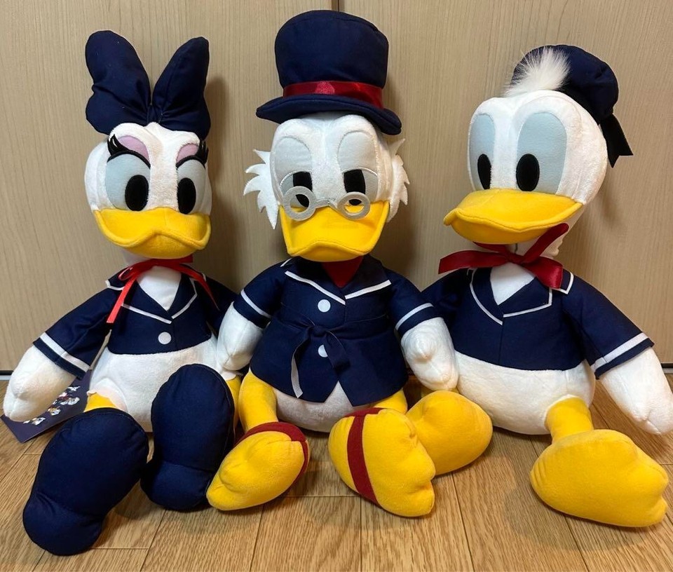 Disney Scrooge McDuck Donald Daisy Plush Doll Stuffed Toy Set SEGA ...