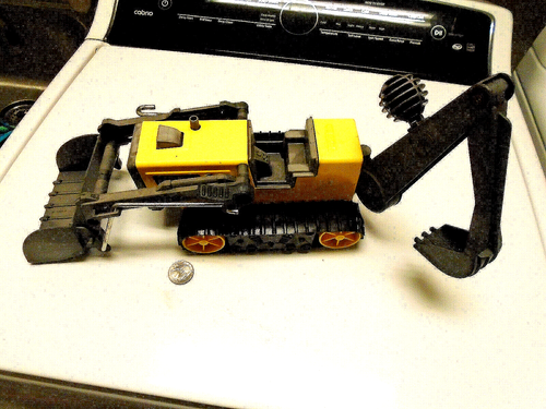 2012 #92534 Hasbro/Tonka- Backhoe Bulldozer Front& Rear End Loader ...