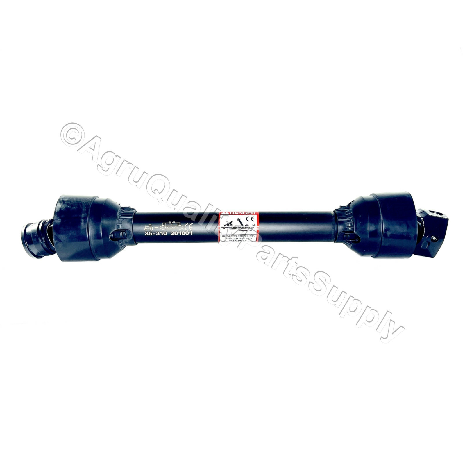 Rotary Cutter drive-line assembly PTO shaft w/ 1-3/8 6 spline and ½ ...