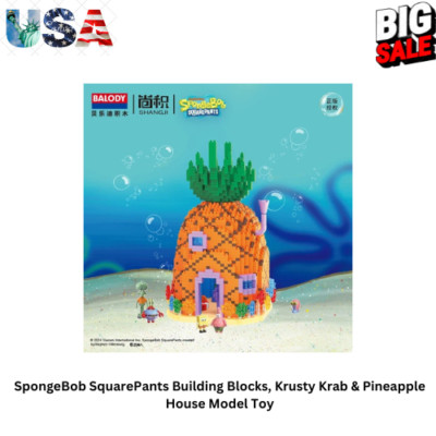 SpongeBob SquarePants Series Building Blocks Krusty Krab Pineapple ...