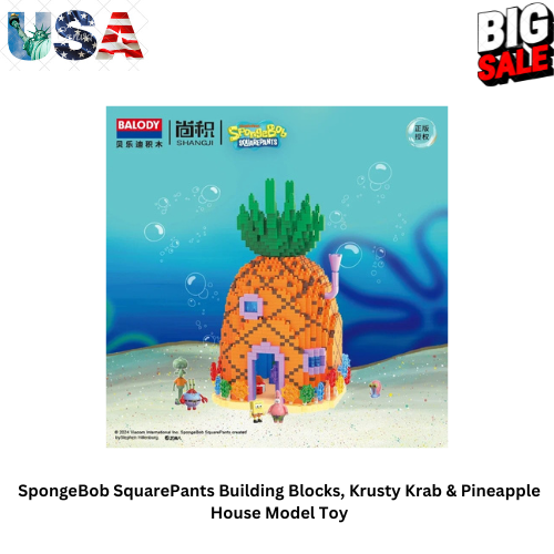 SpongeBob SquarePants Series Building Blocks Krusty Krab Pineapple ...