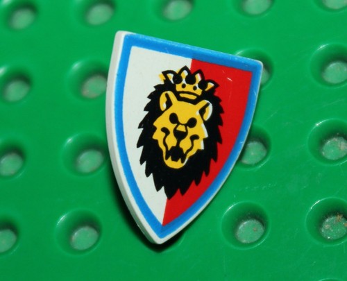 Bouclier Lego Castle Minifig Shield ref 3846p4d/set 9376 6044 6078 6090 ...