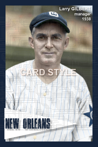 Larry Gilbert - 1938 New Orleans Pelicans - choose a size - colorized print | eBay