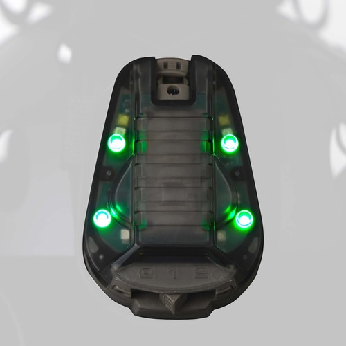 HeI-Star 6 Tactical IFF LED + IR Helmet Strobe Light IP67 Waterproof ...