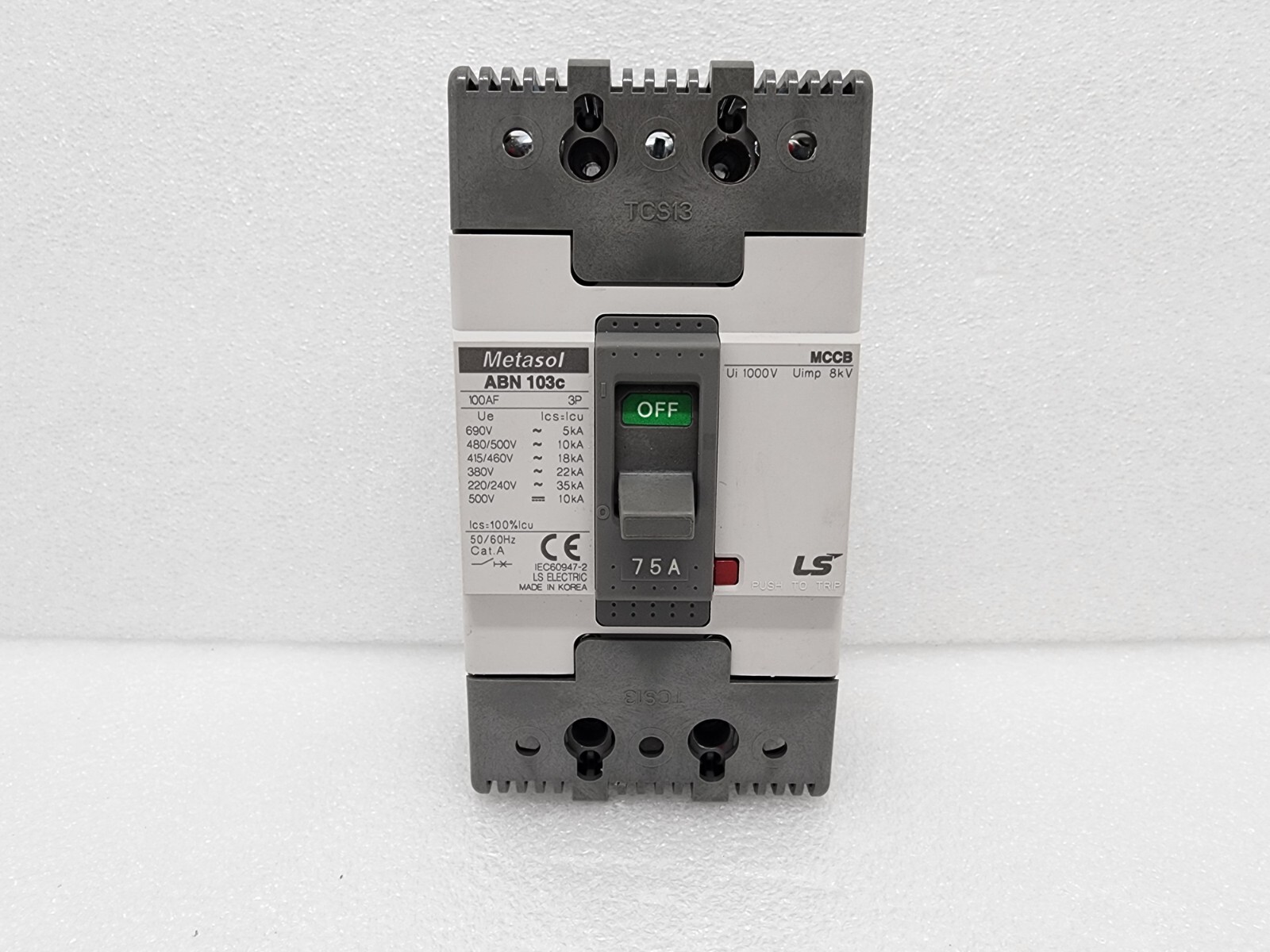 LS ELECTRIC Circuit Breaker 75A,ABN103c | eBay