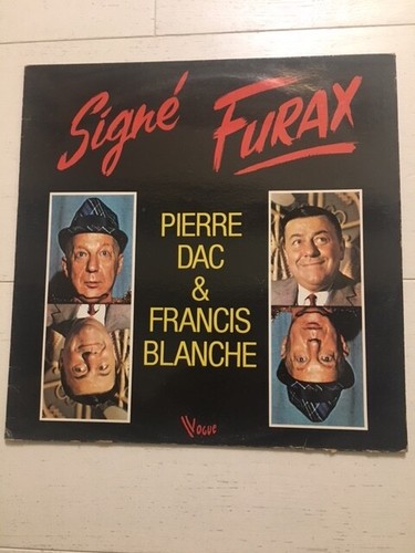 Pierre Dac et Francis Blanche 33T vinyle SIGNE FURAX | eBay